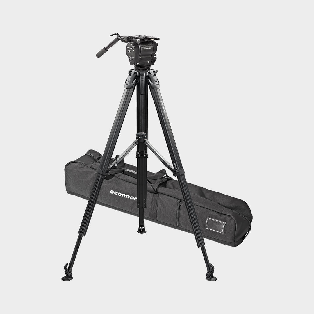 1040 Fluid Head & flowtech® 100 Tripod System with Mid-Level Spreader ...